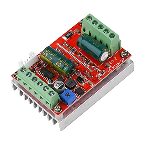 fenlan DC 6-60V 400W BLDC Phase DC Brushless Motor Controller PWM Hall Motor Control Driver Board 12V 48V