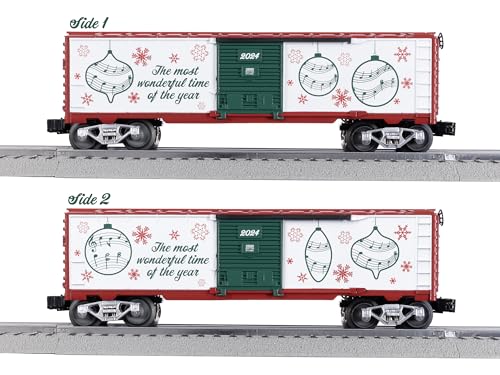 Lionel 2024 Christmas Music O Gauge Model Train Boxcar