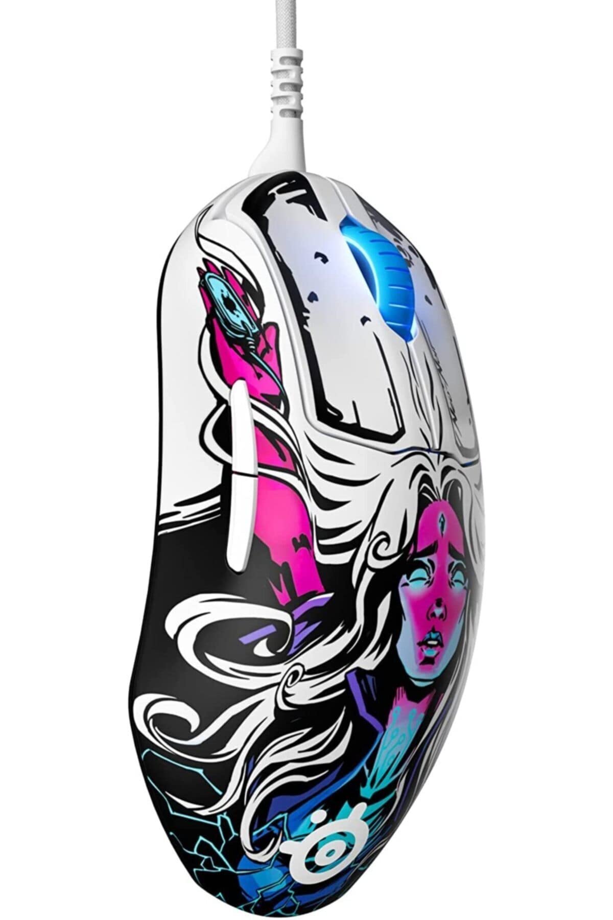 SteelSeries Prime Neo Noir - FPS Gaming Mouse – 18,000 CPI TrueMove Pro Optical Sensor – 5 Programmable Buttons – Magnetic Optical Switches – Brilliant Prism RGB Lighting