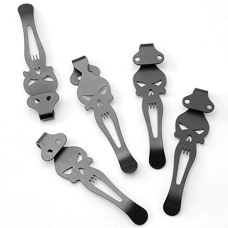BOYAGU ZT Zero Error Back Clip 0350 Titanium Alloy Pocket Clip CNC Tool Back Clip (Size : A)