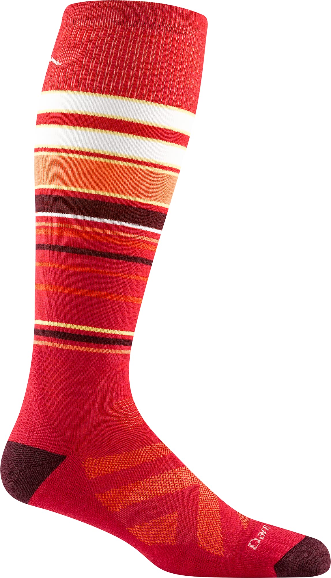 Darn Tough 8017-C-4006-05 Snowpack OTC Midweight with Cushion Red Large