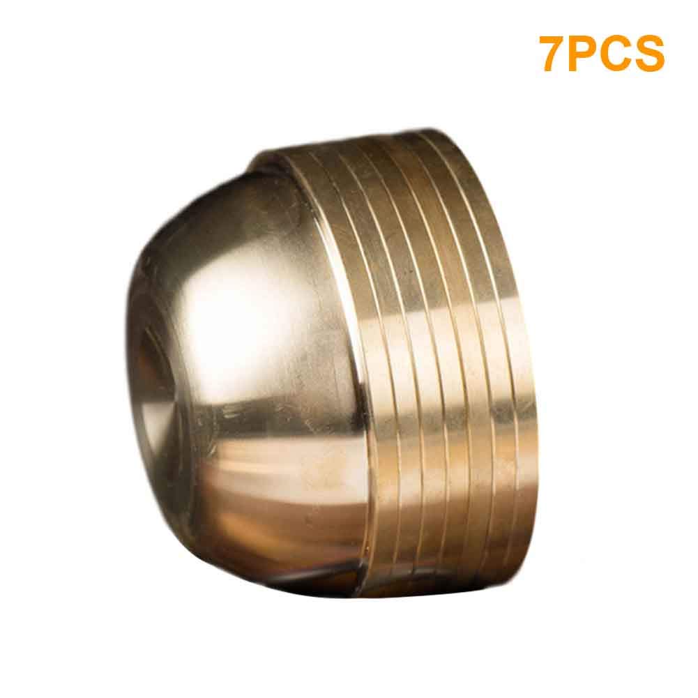 CALIDAKA 7 Pcs Tibetan Buddhist Supplies Offering Bowls, Brass Water Offering Bowl Copper Bowl Set
