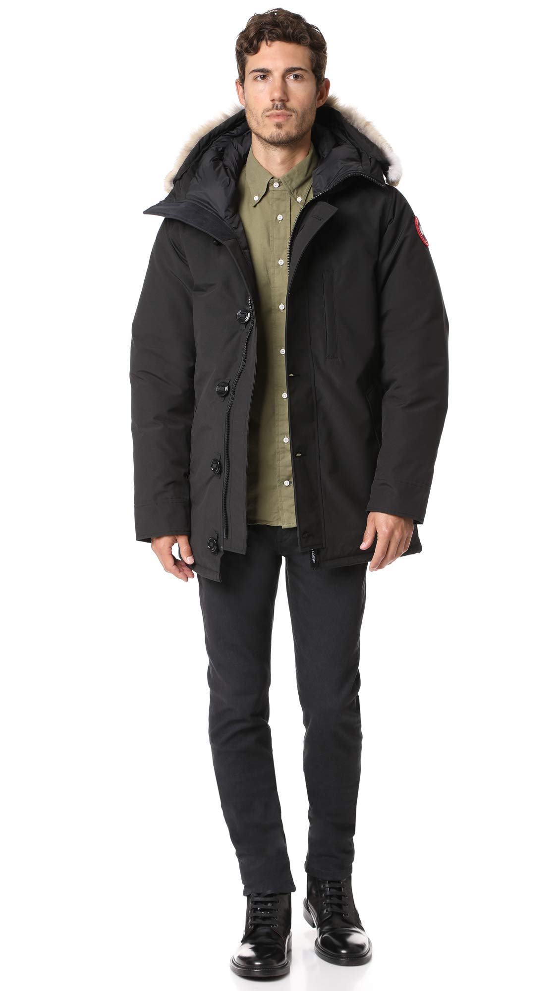 Canada Goose The Chateau Jacket (Black, Large)