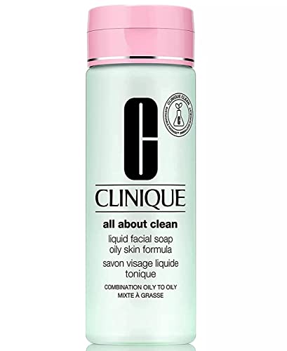 Clinique All about Clean Liquid Facial Soap Oily Skin, 6.7 Ounce