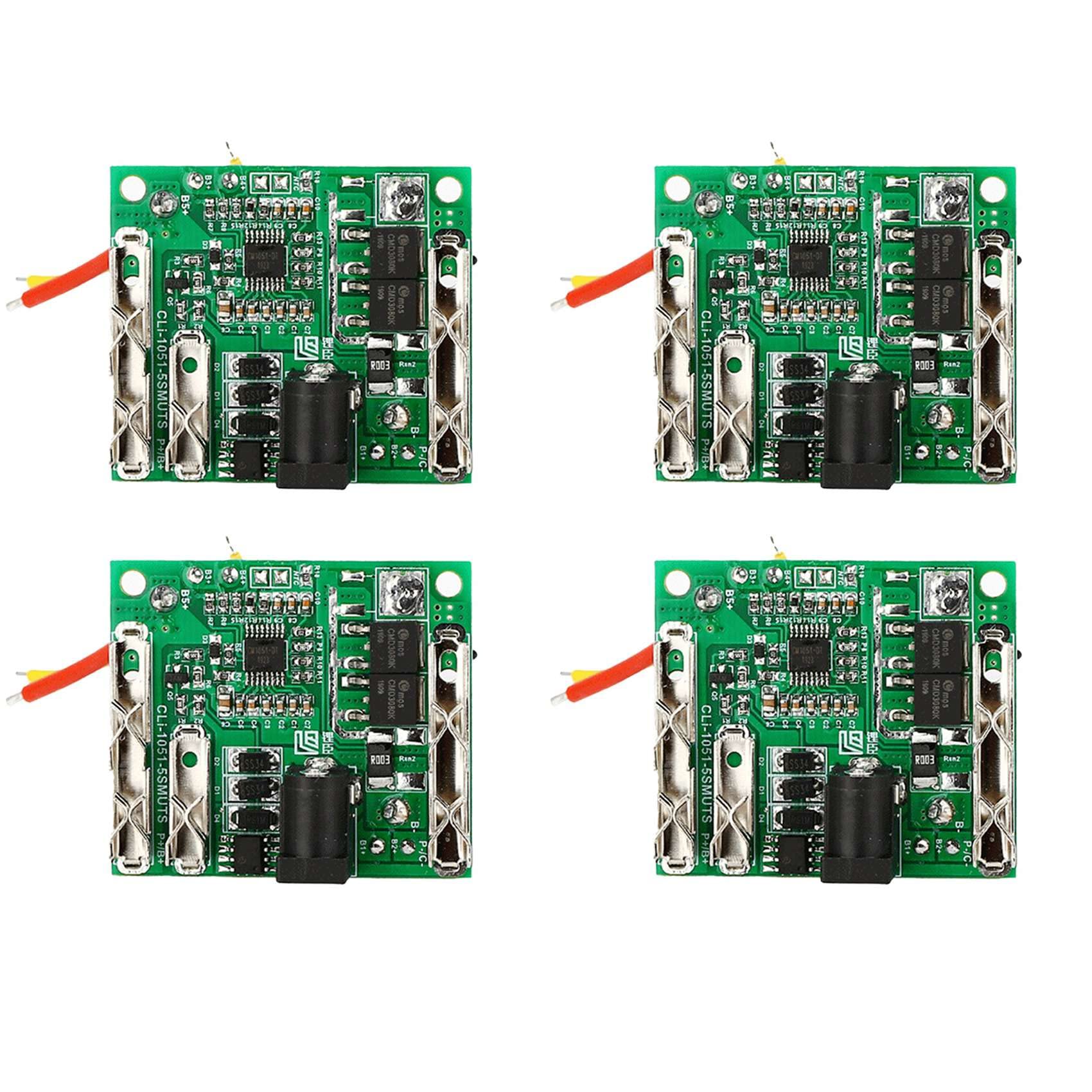 Frobea 4X 5S 18/21V 20A Battery Charging Protection Board Lithium Battery Protection Circuit Board BMS Module for Tools 1