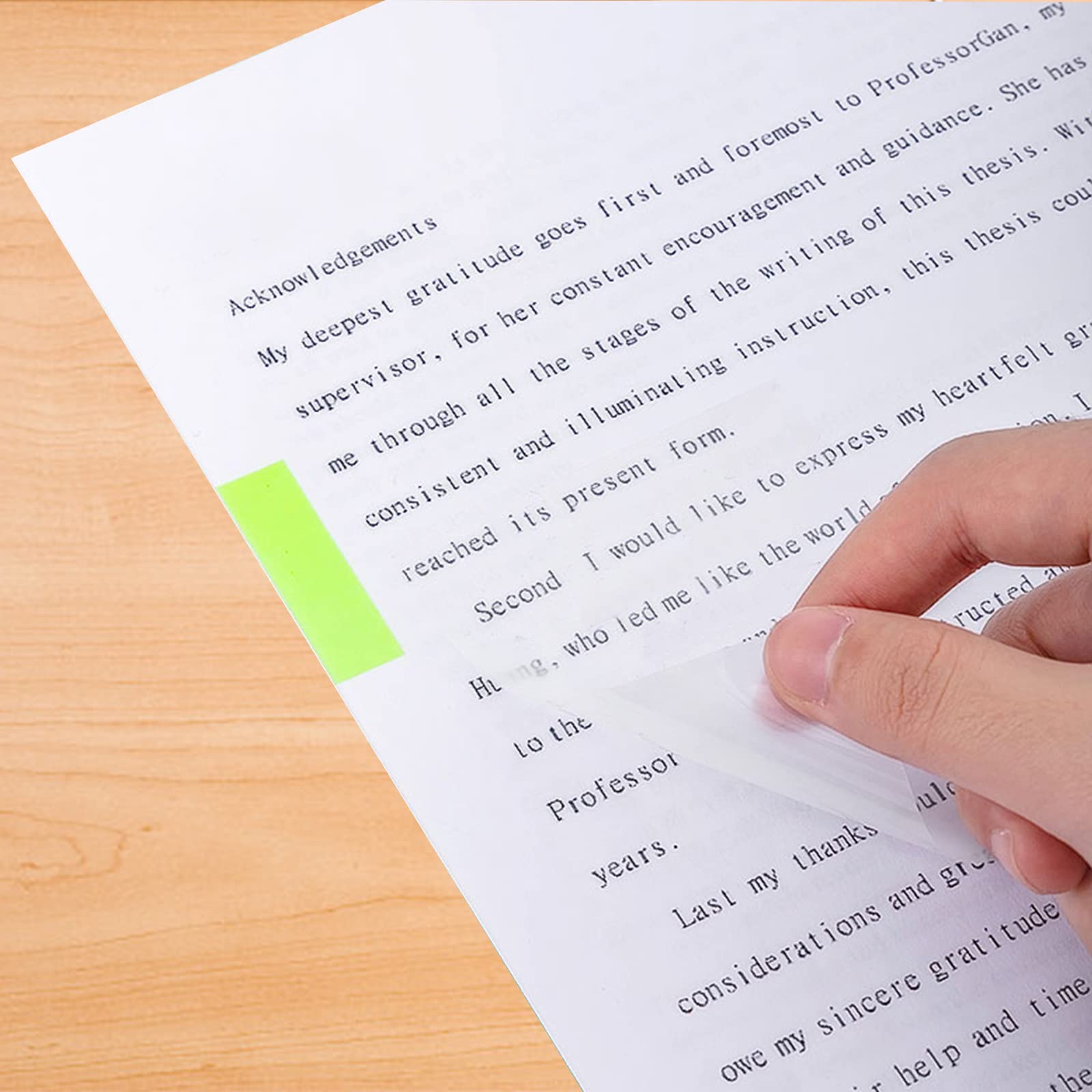 Clear Transparent Sticky Notes, 12 Pads 600 Sheets Clear Translucent Sticky Notes Suitable for Reading、Studying 、Office、School(3x3in)