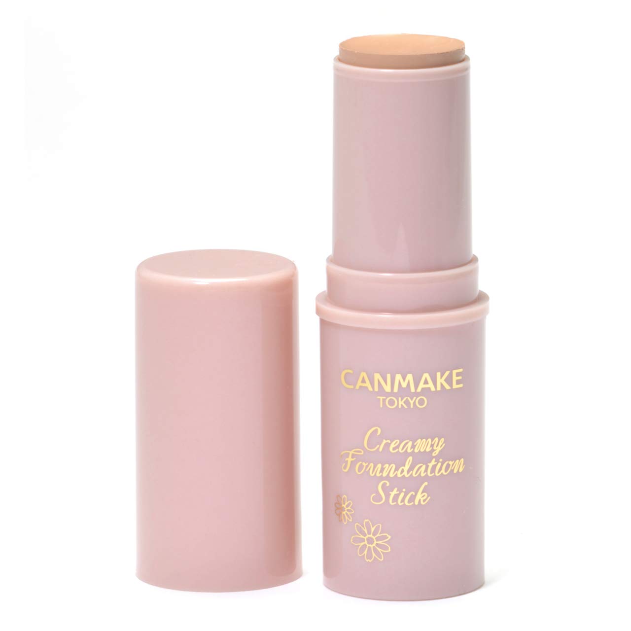 CANMAKE Creamy Foundation Stick SPF50+ PA++++ base make up Glossy skin limited (01 light beige)