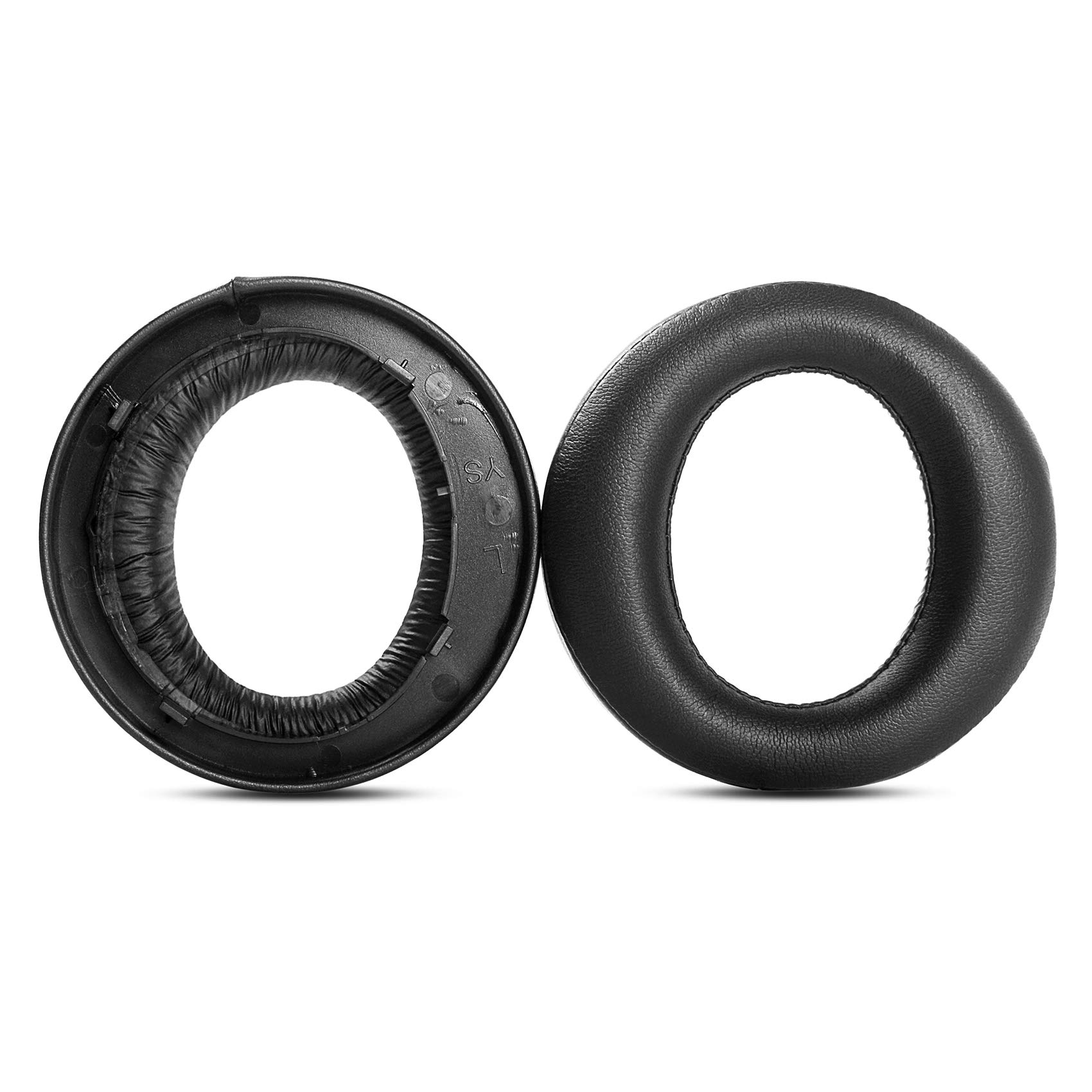 YDYBZB Ear Pads Ear Cushions Replacement Compatible with Sony PlayStation Gold Headset 7.1 Surround Sound PS4 2018/500 Million Limited Edition Headphone Protein Leather Earpads (Black)