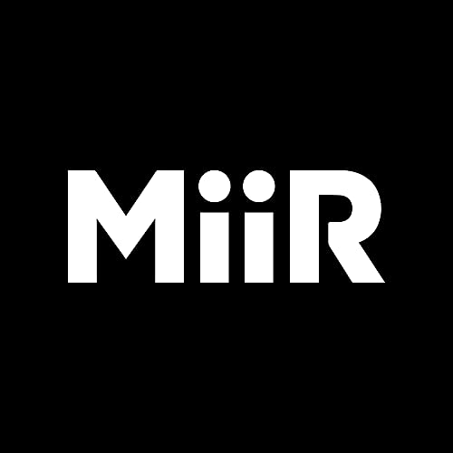 MIIR, Wide Mouth Water Bottle, Vacuum Insulated Leakproof, Stainless Steel Construction, White, 16 oz