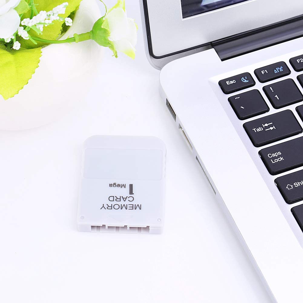 Richer-R Memory Card, PS1 Memory Card 1MB Memory Card Stick for Playstation 1 One PS1 Game