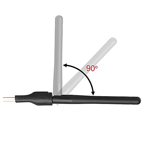 EKDSPW WiFi USB Adapter 150Mbps USB 2.0 WiFi Wireless Network Card 802.11 B/g/n LAN Adapter with Rotatable Antenna