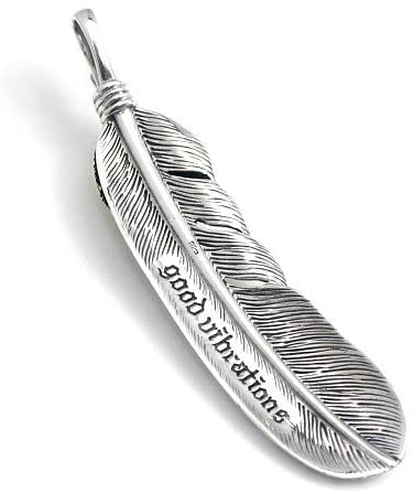 COSUMOSU Sterling Silver Kokopelli Feather Native American Indian Pendant