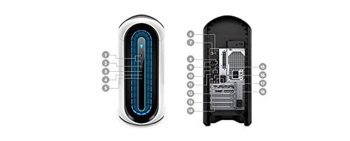 Dell Alienware Aurora R12 Gaming Desktop (2021) | Core i5-512GB SSD - 8GB RAM - RTX 3080 | 6 Cores @ 4.4 GHz - 11th Gen CPU - 8GB GDDR6X Win 11 Home