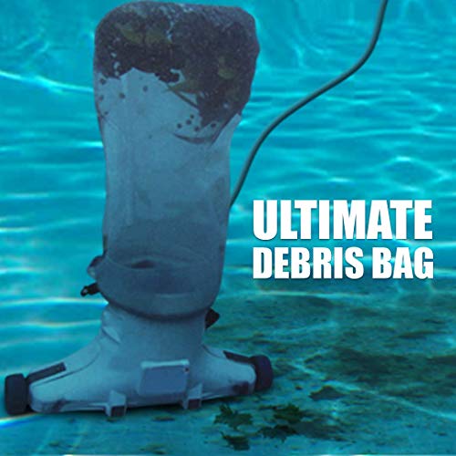 Endless Patio Pool Debris Cleaning Vacuum Replacement Nylon Bag 15" X 24.5" Set of 2 Leaf Pool Cleaner 100 Micron Fine Mesh Bag Cleans Leaves Dirt for Pools and Spas