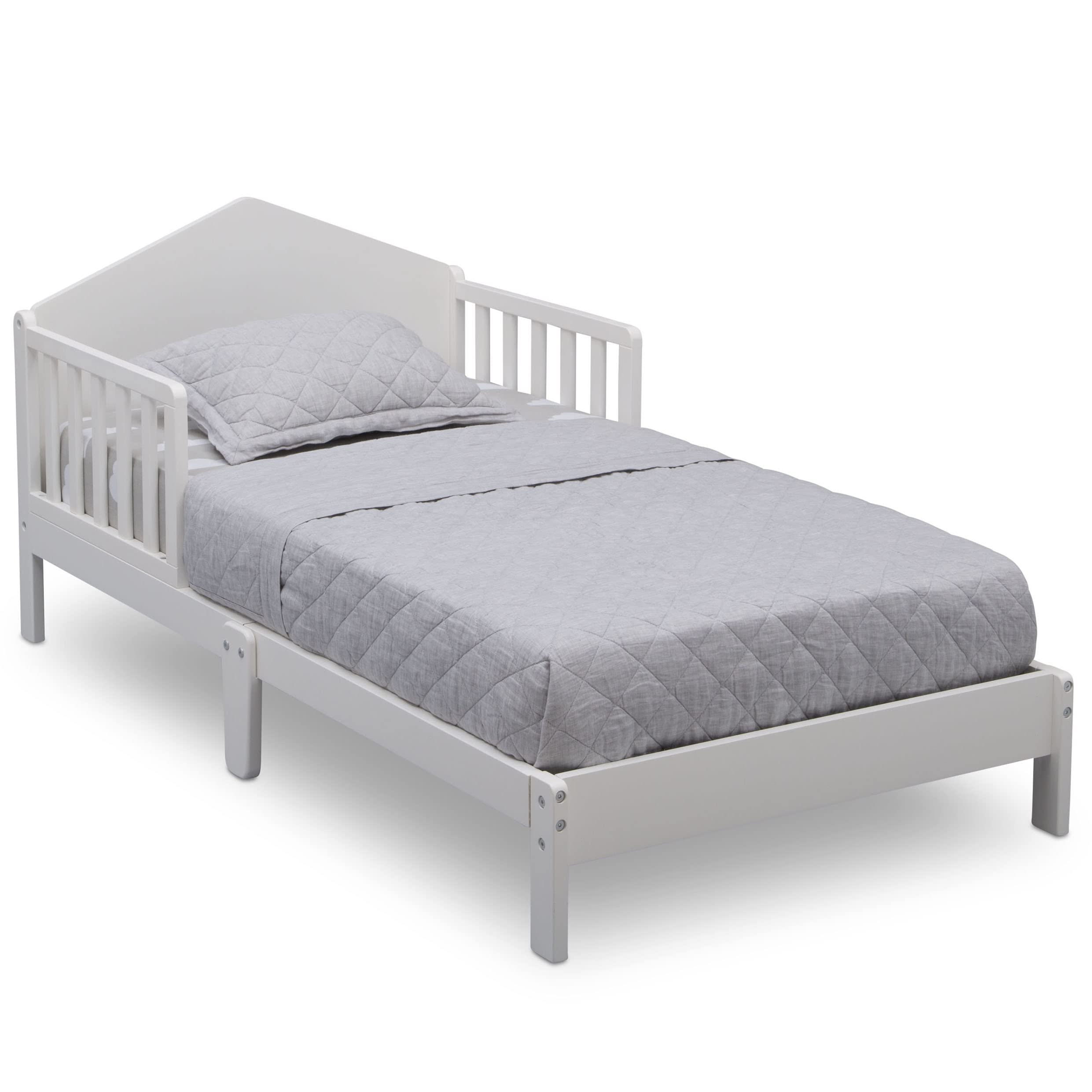 Delta Children Homestead Toddler Bed - Greenguard Gold Certified, Bianca White