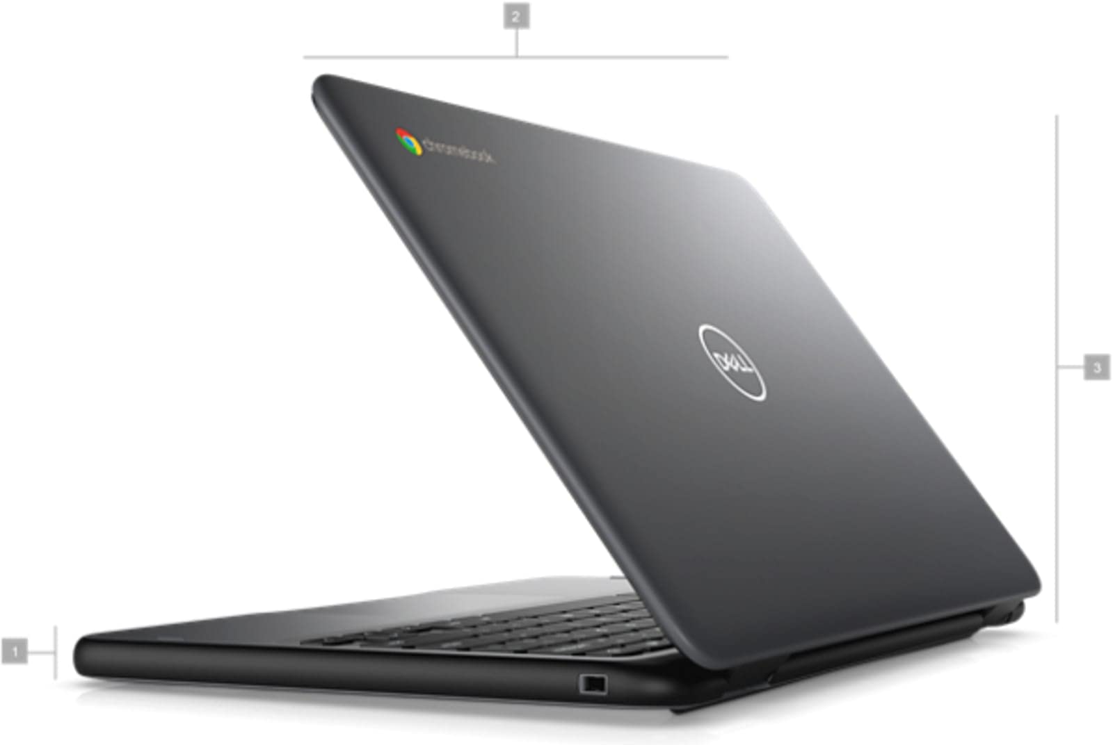 Dell Chromebook 11 3110 2-in-1 (2022) | 11" HD Touch | Core Celeron - 32GB SSD - 8GB RAM | 2 Cores Chrome OS (Renewed)