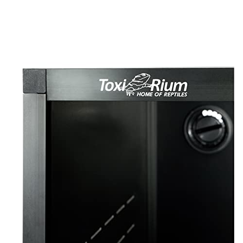 Large Reptile Terrarium 44 Gallon 40 * 16 * 16" for Bearded Dragon Lizard Snake Cage Reptiles Enclosure Wide Breeding Lounge Vivarium Area with Sliding Doors Lock for Crawling Pet