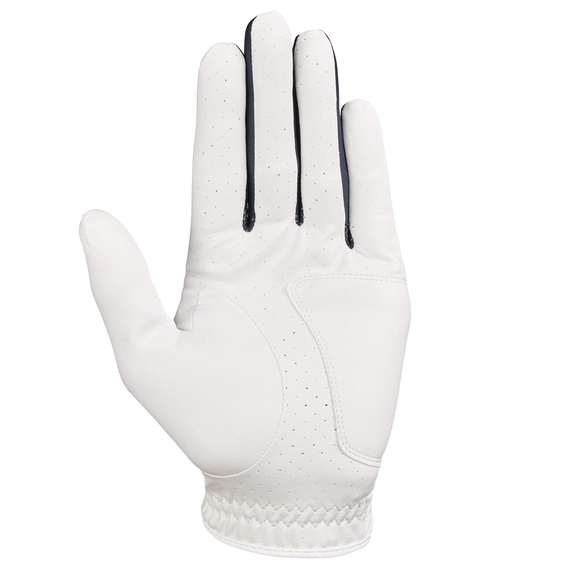 Callaway Golf Men's Weather Spann Golf Glove(White, Single, Large, Prior Gen Model , Standard, Worn on Left Hand)