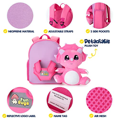 Kawaii Dinosaur Backpack for kids 3-5, Toddler backpack for boys girls, Kids' backpacks, Preschool backpack for kids 5-7, Kindergarten backpack, Toddler Bookbag, Dino Backpack for boys 4-6, Pre K Bag