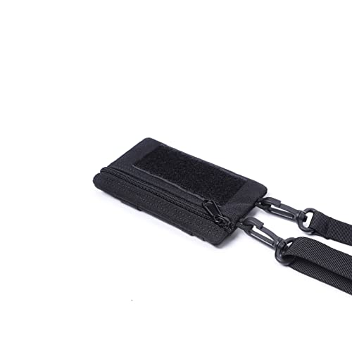 Tool EDC Pouch, EDC Pocket Organizer, Knife Case, EDC Pouch, Pocket Knife Case, Tactical Pouch Storage EDC Gears, Hold Flashlight, Pocket Knife, Tactical Pen, Notebook (Black,Only Bag)