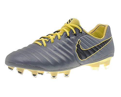 Nike Men's Legend 7 Elite FG Dark Grey/Opti Yellow Black AH7238 070 (8)