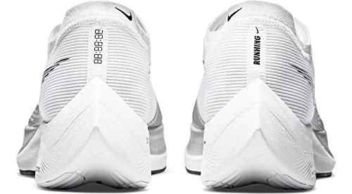 Nike Men's ZoomX Vaporfly Next% 2, White/Black-metallic Silver, 12