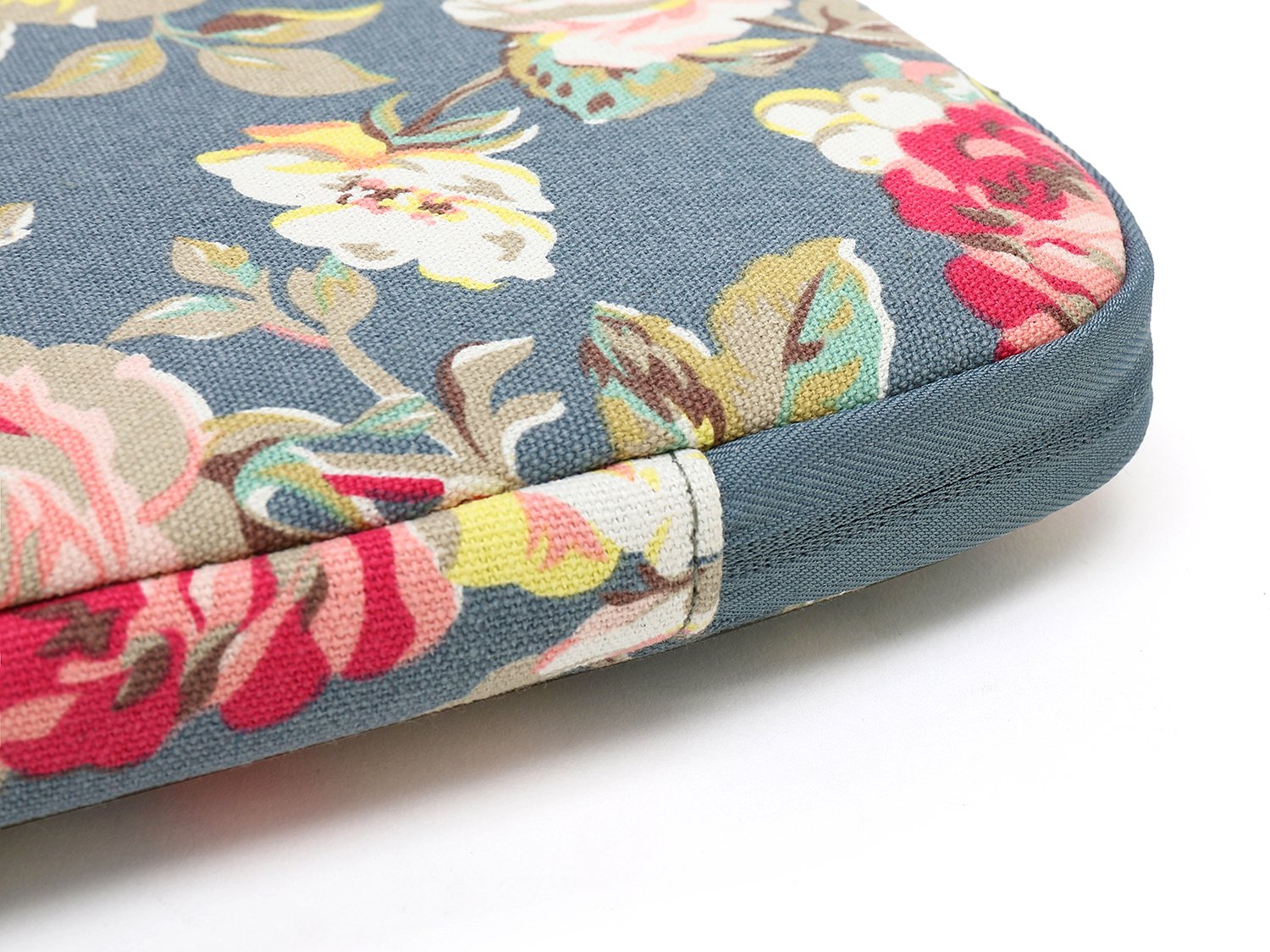 kayond Water-Resistant Canvas 13.3 Inch Laptop Sleeve-Blue Water Hyacinth