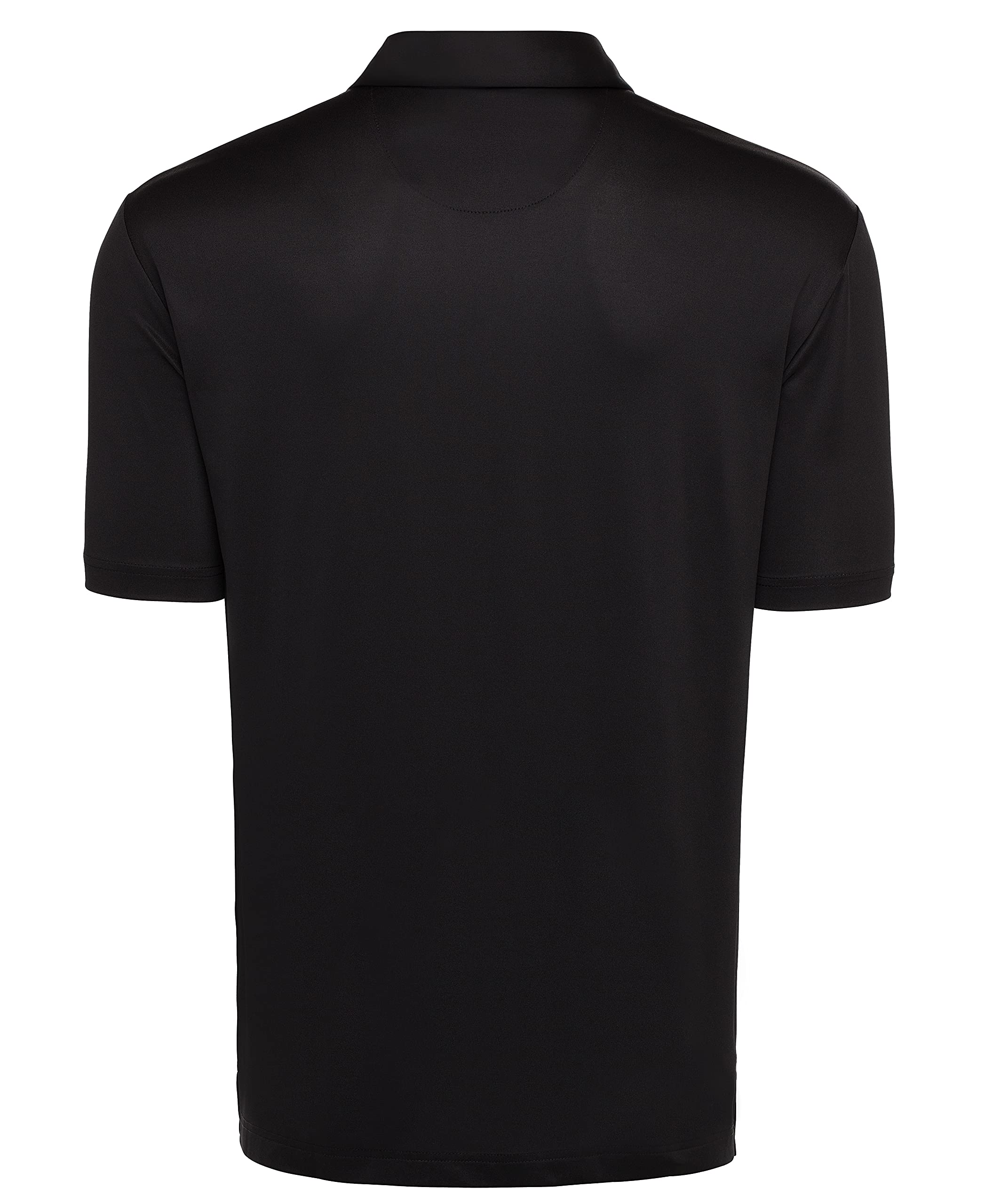 Callaway Men's Chest Print Polo Shirt, Black, XXX Large