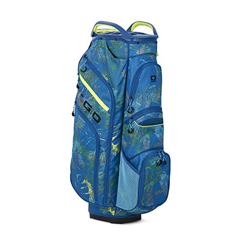 Callaway OGIO 2021 WOODE 15 Cart Bag , BLUE FLORAL