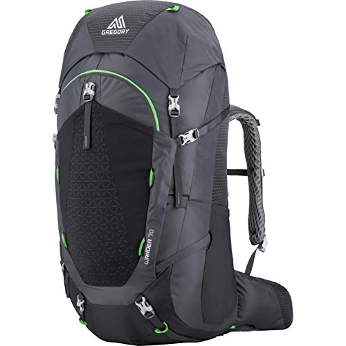Gregory unisex-teen Mountain Products Wander 70 Kid's Overnight Hiking Backpack, Shadow Black