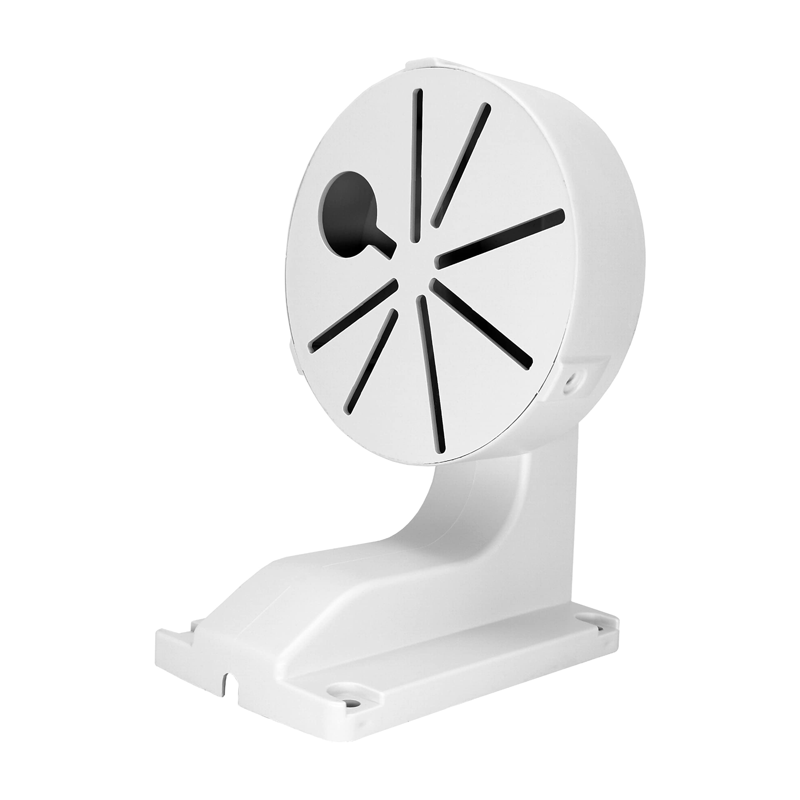 DS-1258A WM110 Universal Surveillance Camera Wall Mount Bracket, ABS, Indoor, L-Shaped Housing for Select CCTV Security IP Dome Camera Mounting, White, (1 Pack)