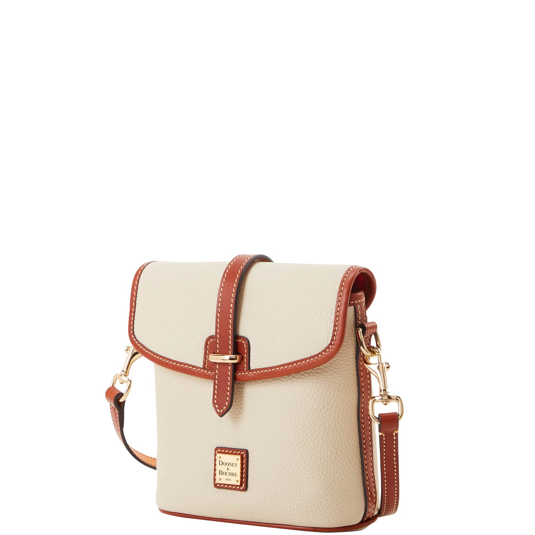 Dooney & Bourke Handbag, Pebble Grain Holly Bag Crossbody - Bone