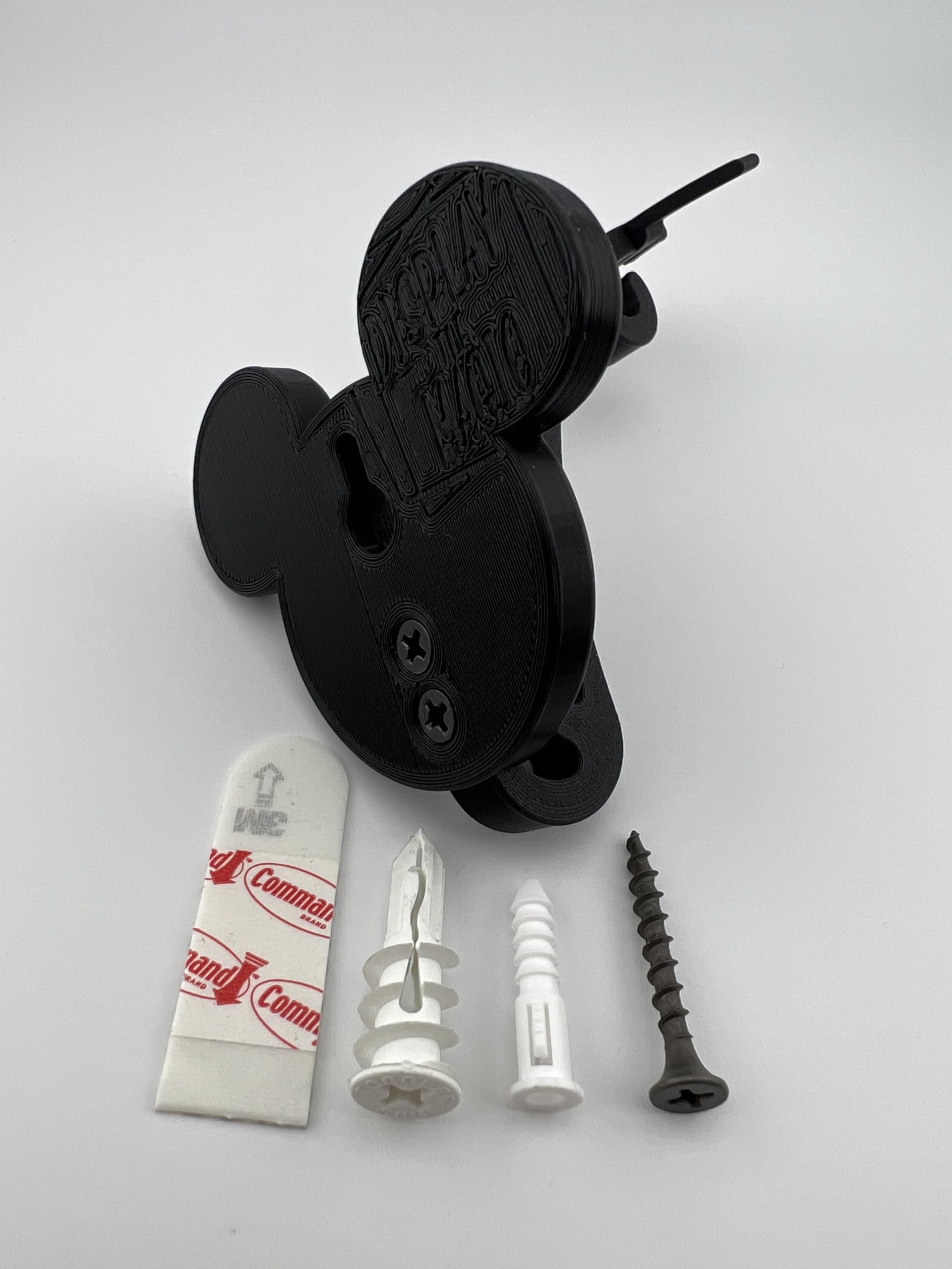 Ear Hat Wall Mount Display Compatible with Disney Ears, Black