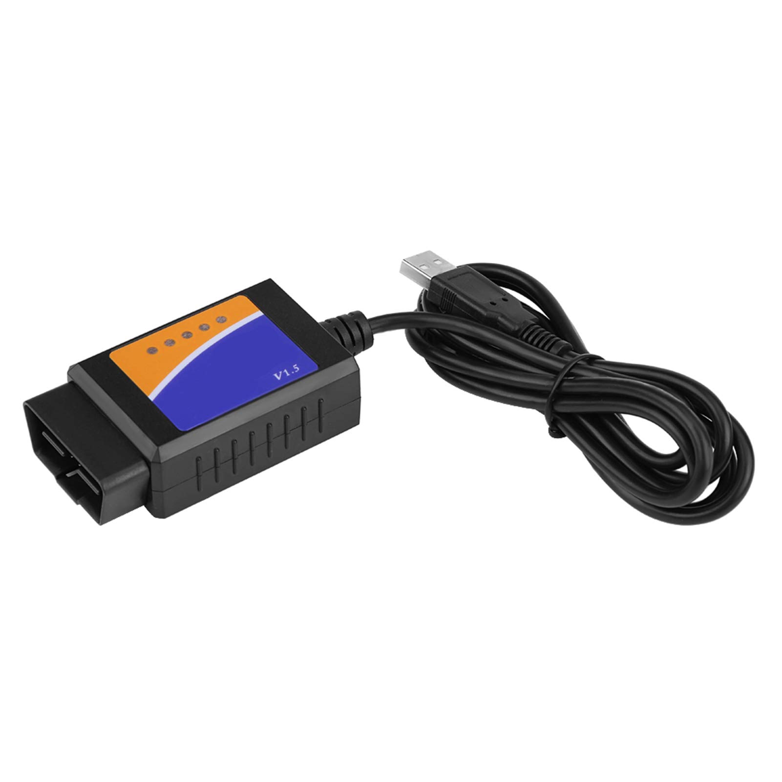 Car Diagnostic Cable - Car USB Connector V1.5 OBD2 Diagnostic Cable Interface Scanner for Benz BMW Citroen