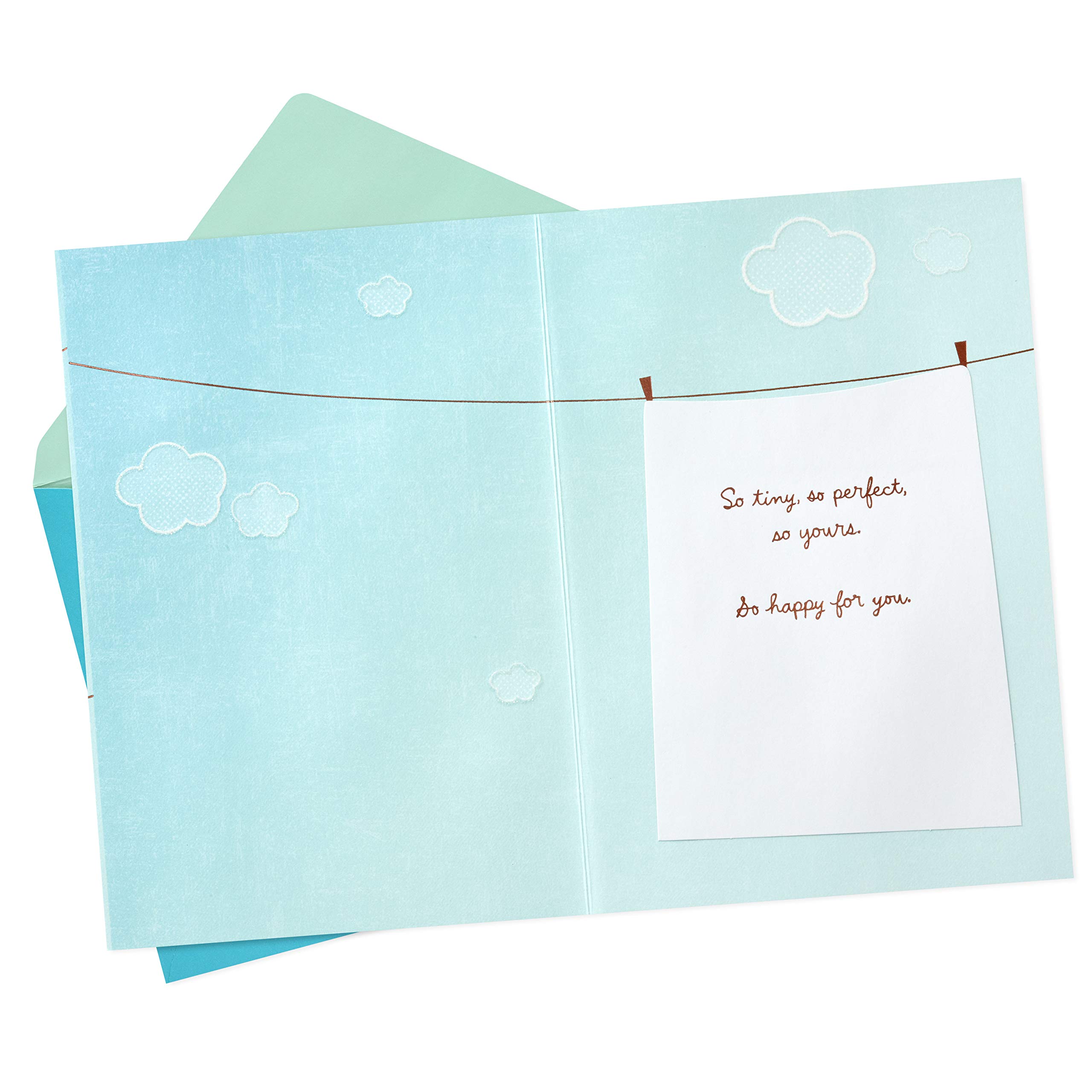 Hallmark Baby Shower Card for Boy (Blue, Now This is Cuteness) Welcome New Baby Boy, Congratulations