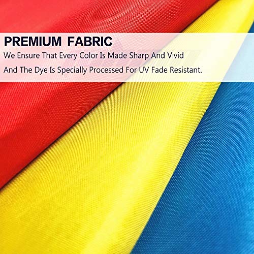 ENMOON Progress Pride Flag Rainbow Vibrant Colors(3βx 5β, Poly,1 Pack) Perfect for Showing Your Pride LGTBQ Community Support