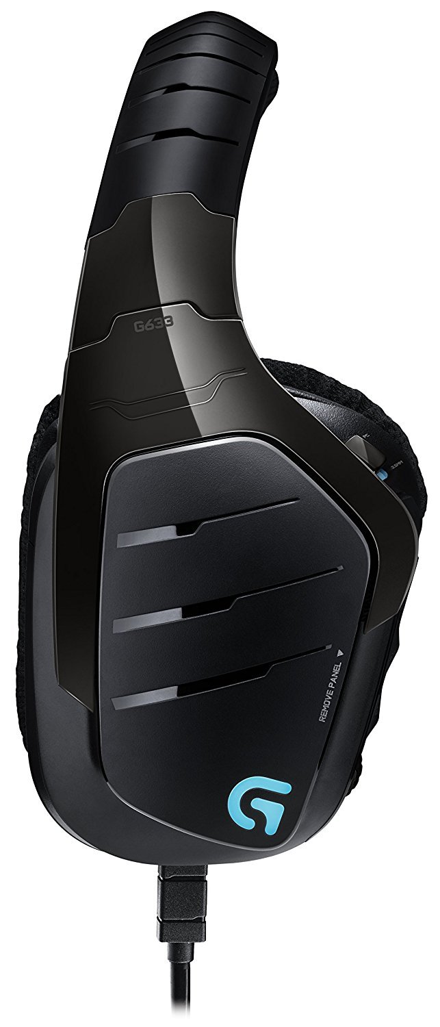 Logitech G633 Artemis Spectrum RGB 7.1 Surround Sound Gaming Headset, Black (Renewed)