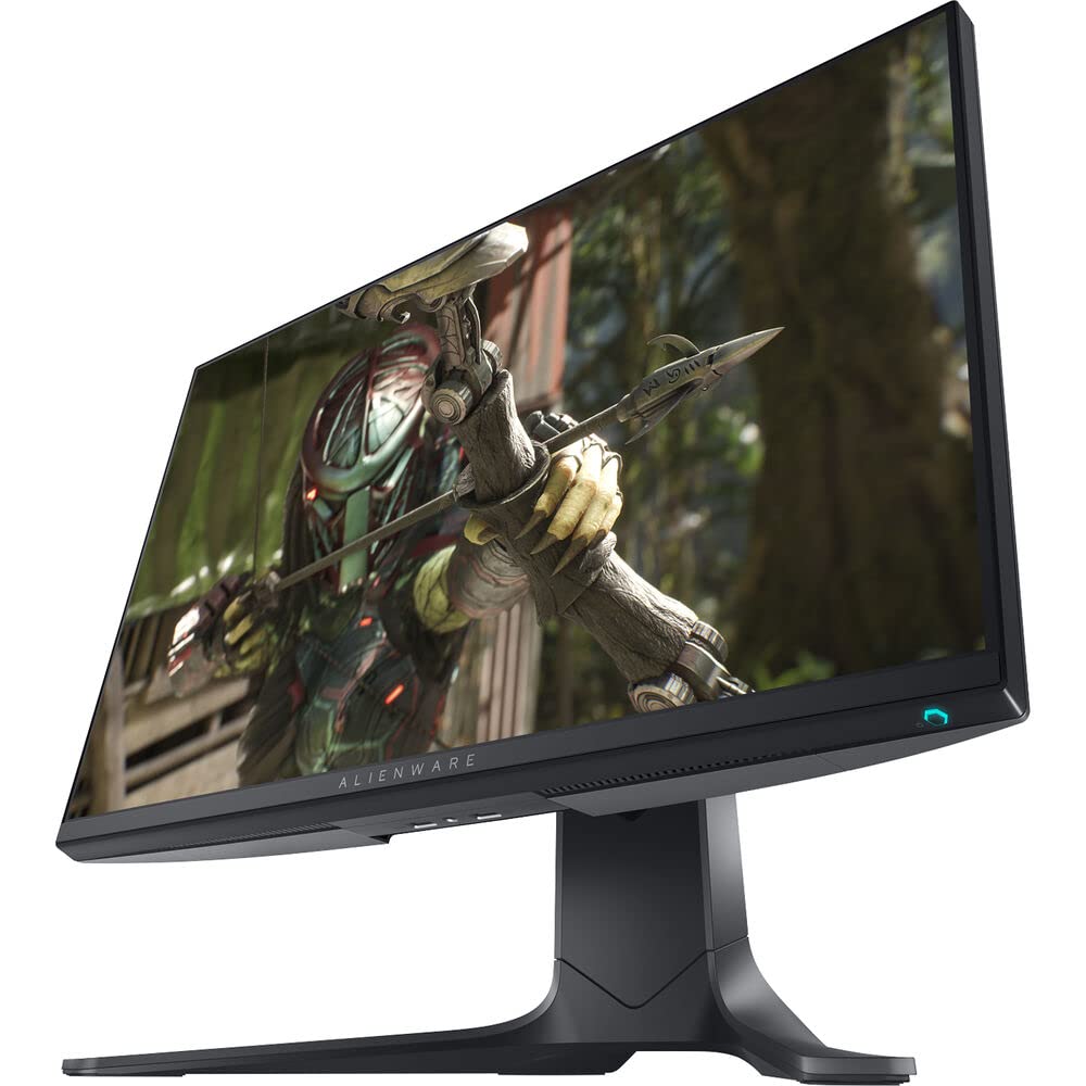 Dell 2-Pack Alienware AW2521HF 24.5 Inch Full HD Gaming Monitors - Dark Side of The Moon - 240Hz Refresh Rate, IPS Technology, Dark Gray with Screen Cleaning Kit