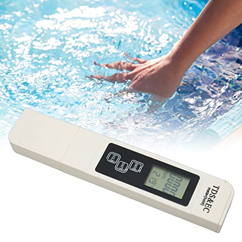 EC Testing Pen, Water Tester Backlight Function Compact Portable for Hydroponics