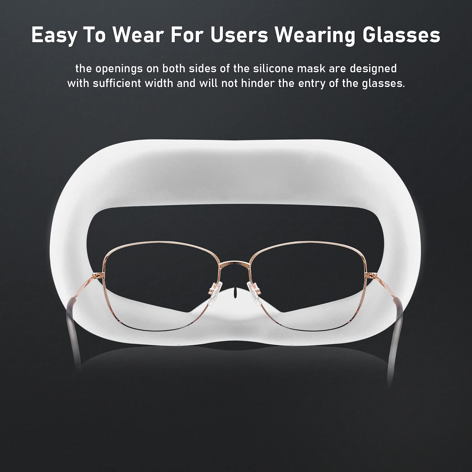 Colohas VR Cover Oculus Quest 2 Accessories, with Front Head Cover, Lens Protactor Cover, Anti-Throw Controller Grip Cover, Silicone Face Cover Sweat Guard Anti-Leakage Cushion Pad(White)