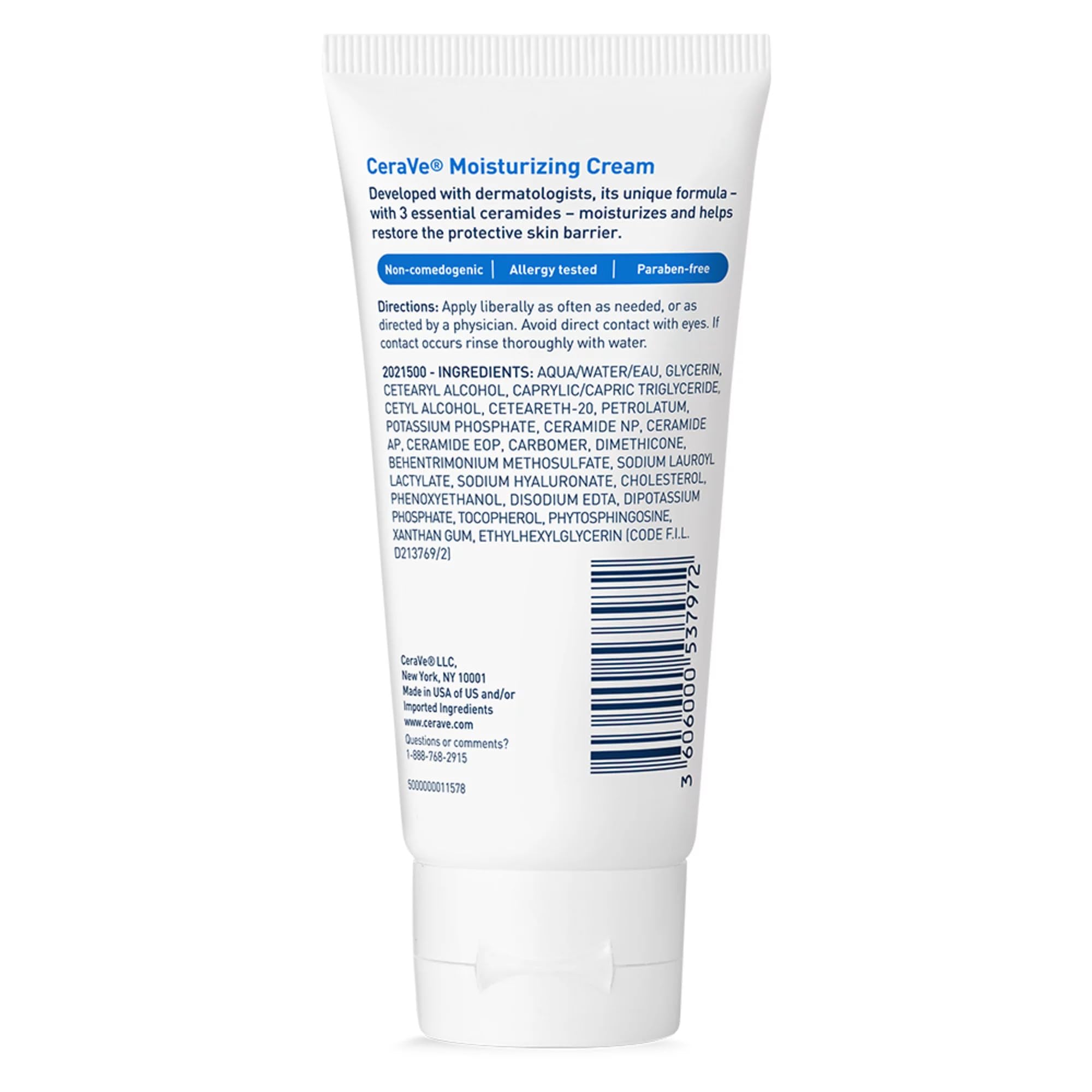 CeraVe Moisturizing Cream | Daily Face and Body Moisturizer for Dry Skin Pump (19 Ounce Pack of 2, Moisturizing Cream)