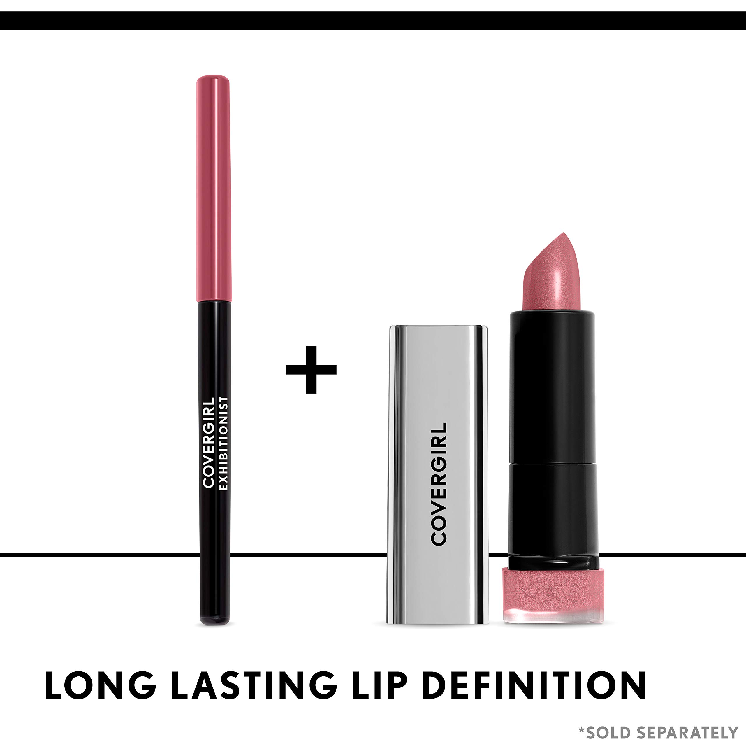 COVERGIRL Exhibitionist Lipstick Metallic, Call Me 510, 0.123 Ounce
