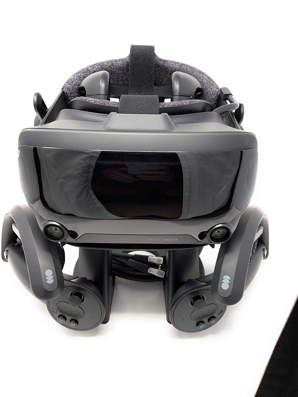TNE VR Stand Headset Display Mount Station and Controller Holder for Steam Valve Index Virtual Reality Gaming System