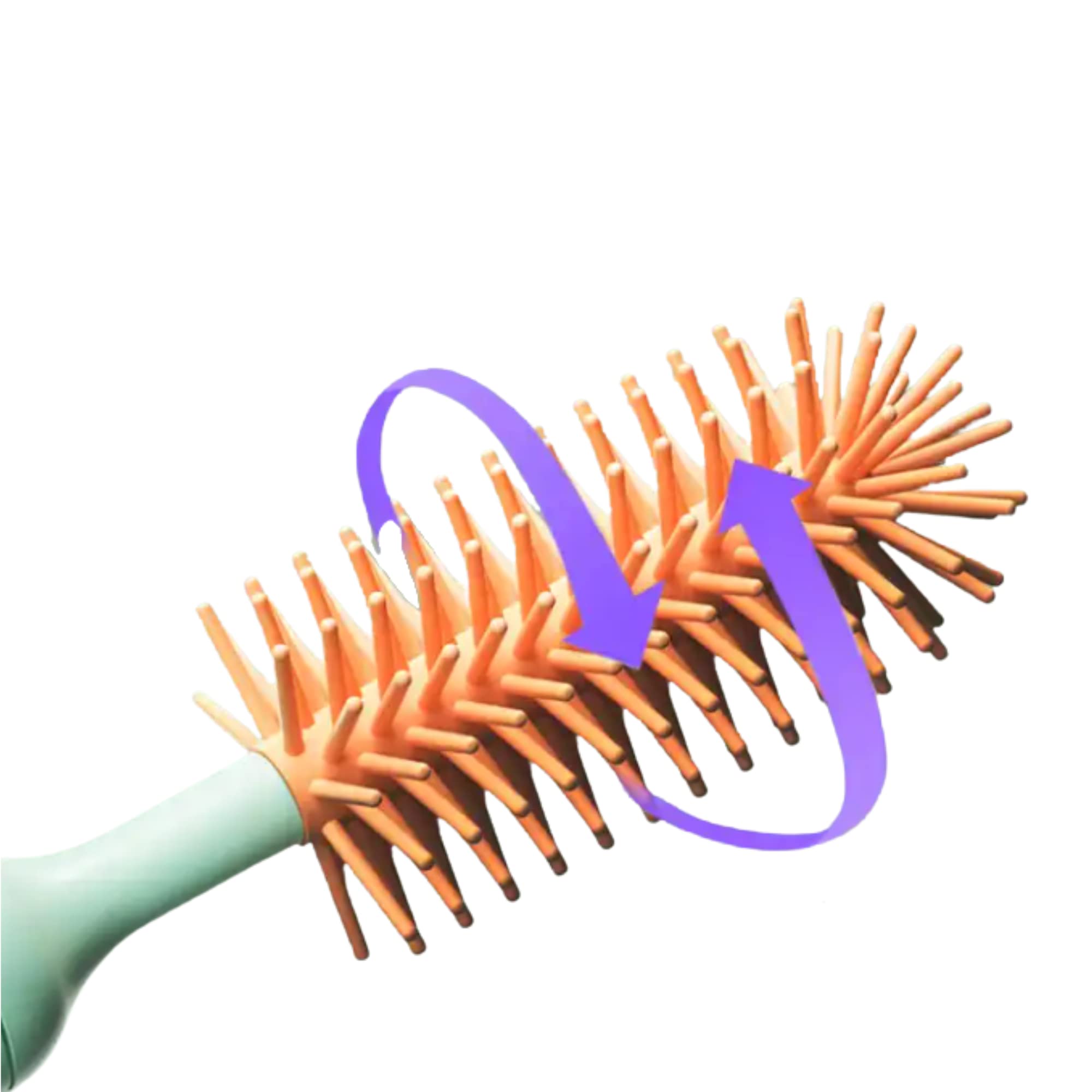 Electric Silicone Bottle Cleaning Brush (Blush)
