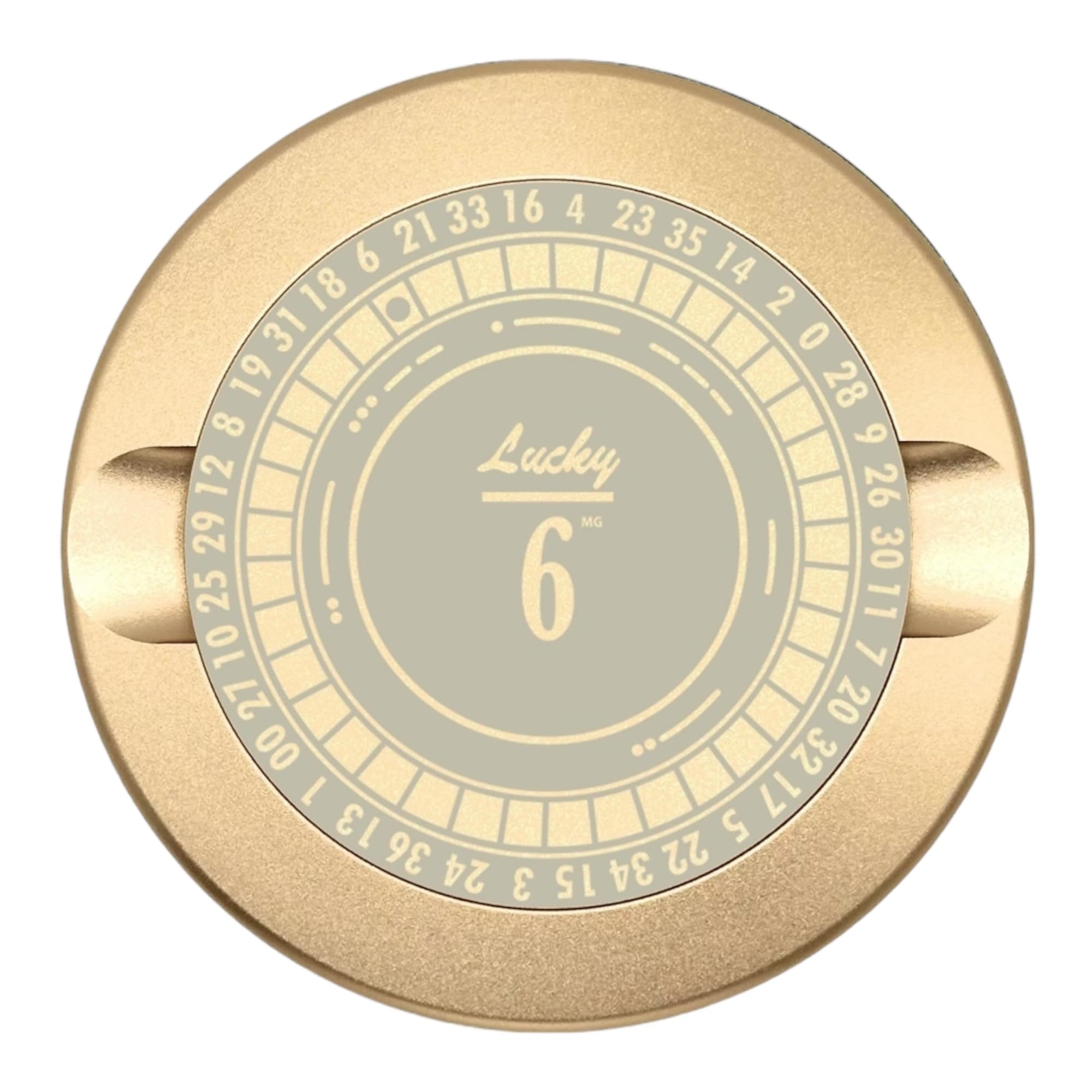 Edition 777: Roulette | Snus Can | Snus Container | Zyn Metal Can | Metal Zyn Container | Zyn Holder | Zyn Can | Metal Snus Container | Smell Proof Container (Champagne Gold)