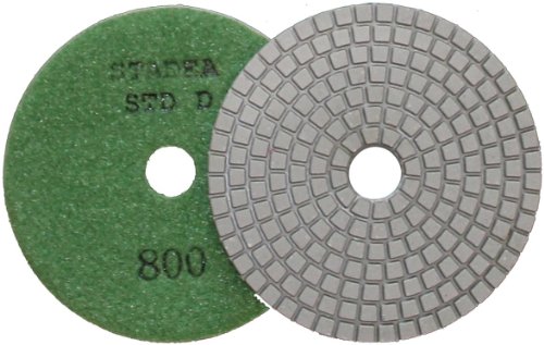 STADEA 4" Diamond Wet Polishing Pads for Wet Polisher Concrete Stone Polishing: Grit 30 grinding wheel