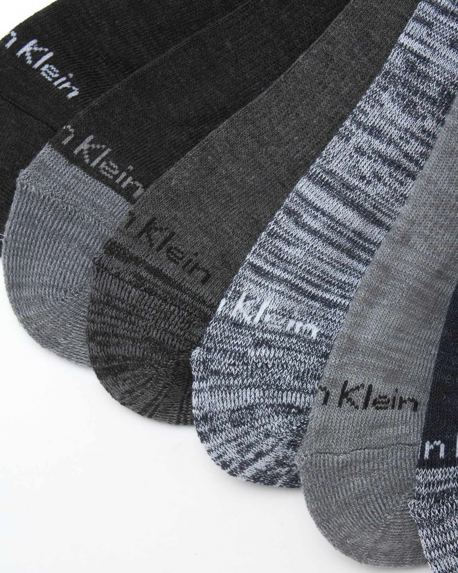 Calvin Klein Men's Socks - Athletic Cushioned Quarter Cut Ankle Socks (12 Pack), Size 7-12, Assorted