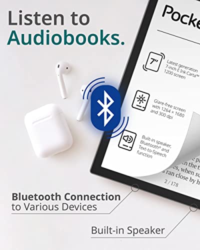 PocketBook Era E-Reader, Sunset Copper, 64GB | 7ʺ Glare-Free & Eye-Friendly Touch-Screen with E -Ink Technology | Waterproof | Text-to-Speech, Audio- & E-Book Reader | SMARTlight & Built-in Speaker