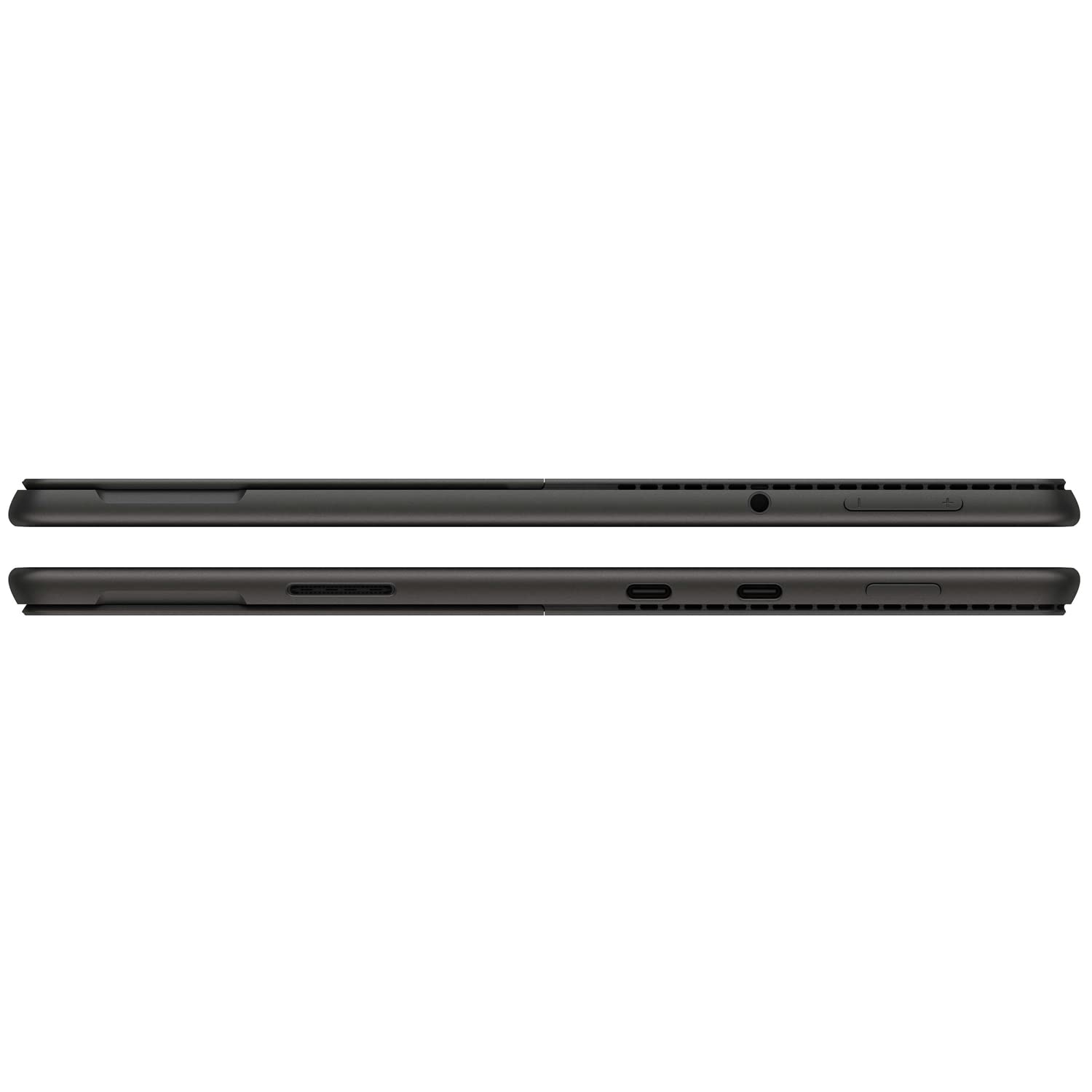 Microsoft 8PQ-00017 Surface Pro 8 13" Touch Intel i5-1135G7 8GB/256GB Laptop - Graphite Bundle with Signature Type Cover Keyboard + Deco Gear Charger + Deco Gear Magnetic Wireless Sport Earbuds