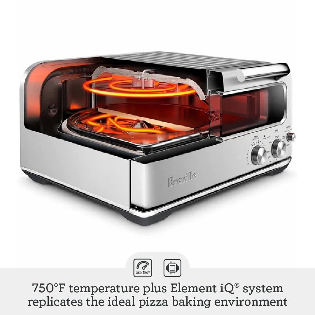 Breville Smart Oven Pizzaiolo BPZ820BTR, Black Truffle